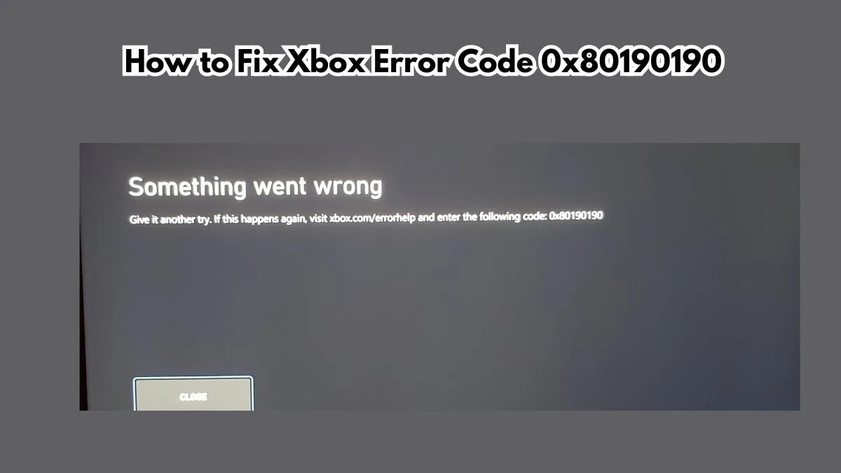 Xbox Error Code 0x80190190: Xbox Party Chat Not Working – How to Fix It - Izoate