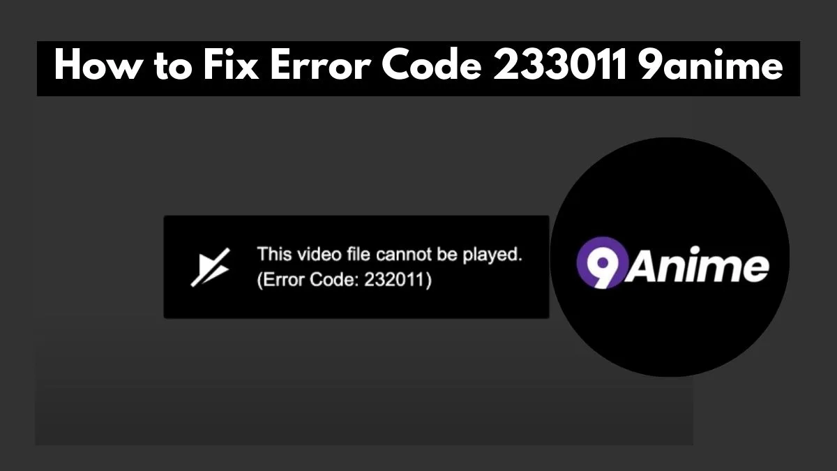 How To Fix Error Code 233011 9anime Troubleshooting This Video File Cannot Be Played Izoate 