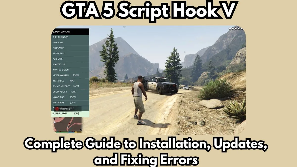 GTA 5 Script Hook V: Complete Guide to Installation, Updates, and Fix ...
