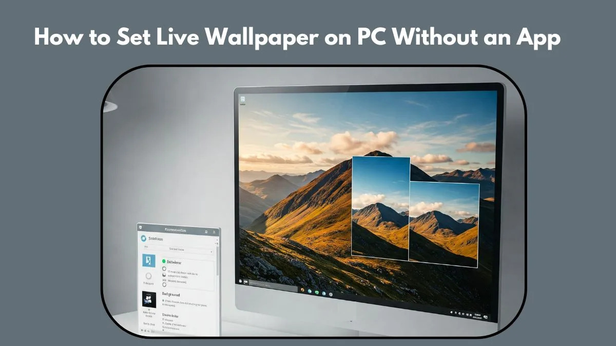 How to Set Live Wallpaper on PC Without an App - Izoate