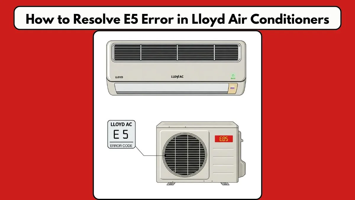 How to Resolve E5 Error in Lloyd Air Conditioners: Full Water Tank Fix ...