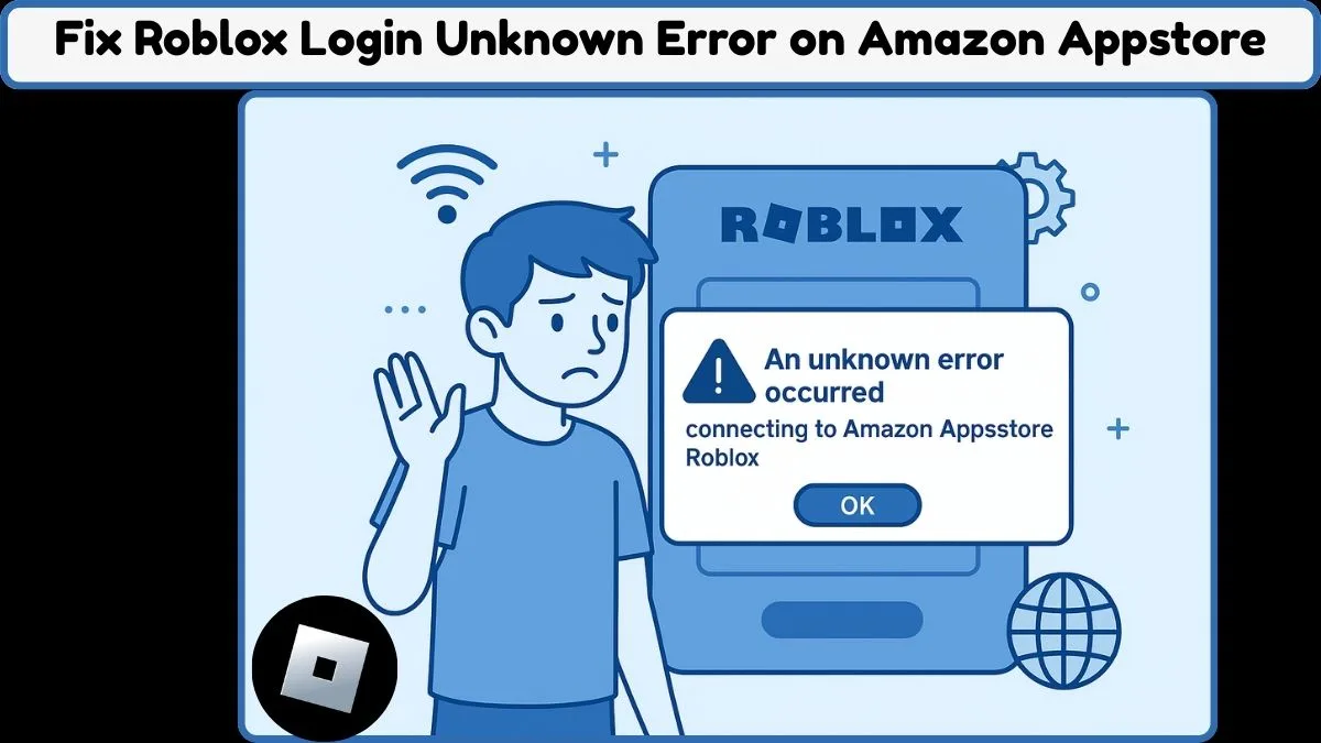 How to resolve Roblox Login unknown error on Amazon Appstore - Izoate