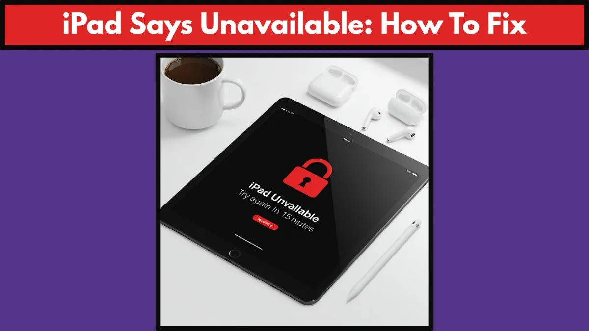 How to Fix iPad Unavailable Error with 7 Proven Steps (2025 Guide) - Izoate