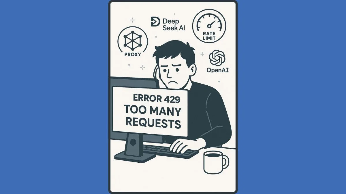 How to Fix DeepSeek “Too Many Requests” Error: Proxy Error 429 - Izoate