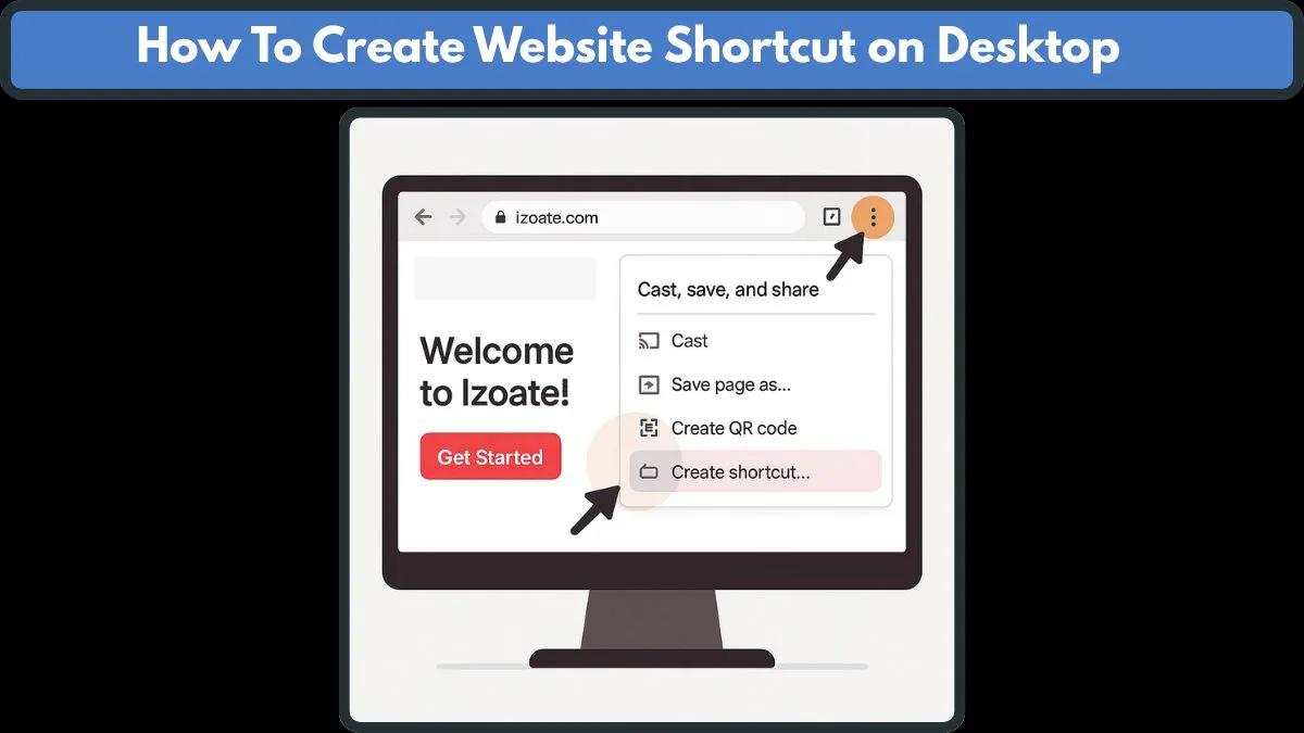How to Create a Shortcut on Desktop for Website: Simple Methods for ...