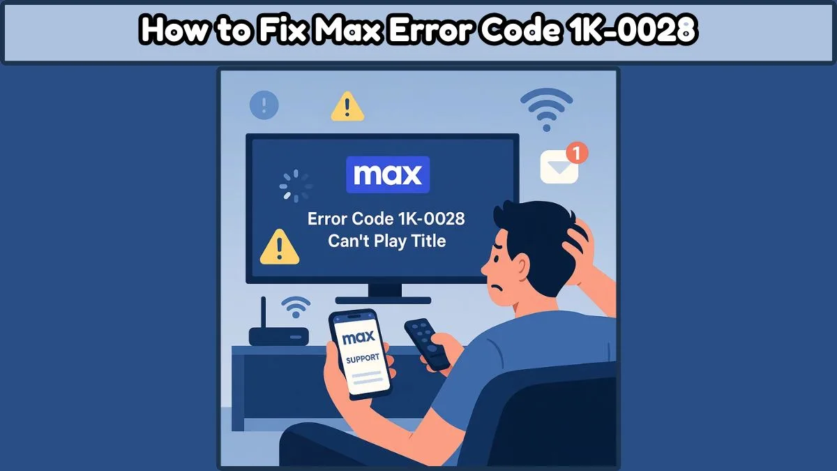 How to Fix Max Error Code 1K-0028: Resolve “Can’t Play Content” Issue Quickly - Izoate