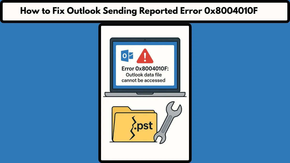 How to Fix Outlook Sending Reported Error 0x8004010F: Troubleshooting ...