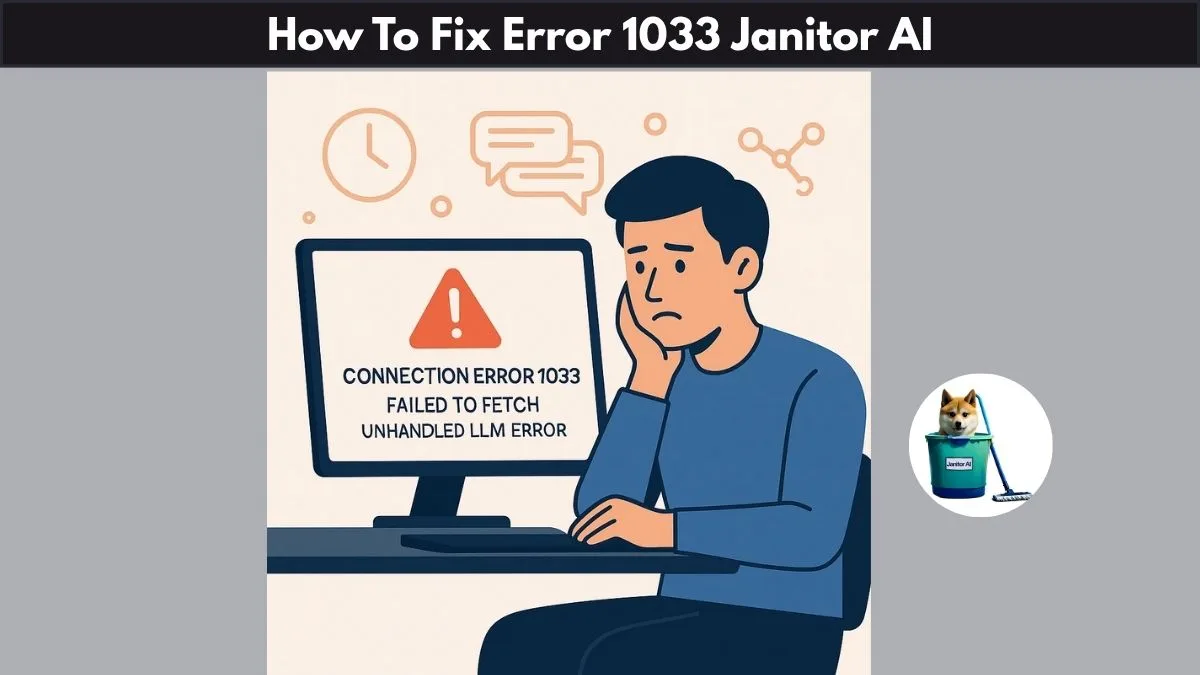 Error 1033 Janitor AI: What It Means and How to Fix It - Izoate