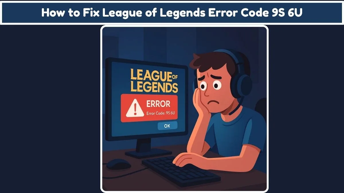 How to Fix League of Legends Error Code 9S 6U: Resolve LOL Can’t Connect Error Code 9S 6U ...