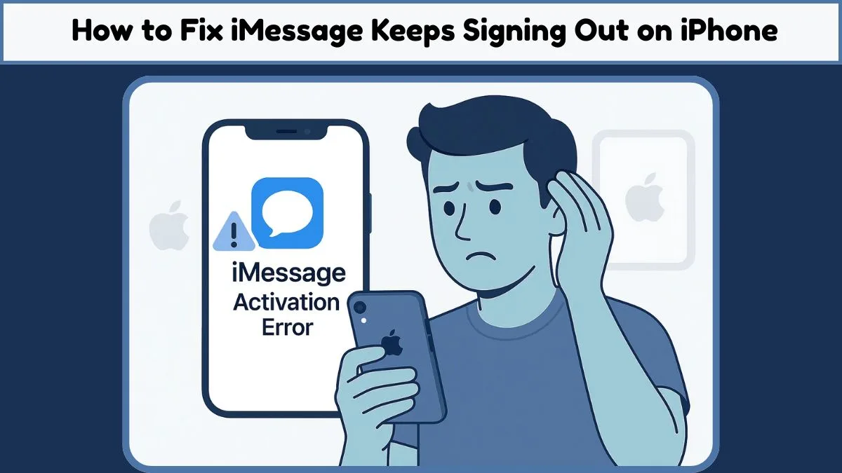 How to Fix iMessage Keeps Signing Out on iPhone iOS: iMessage is Signed Out Error Explained - Izoate
