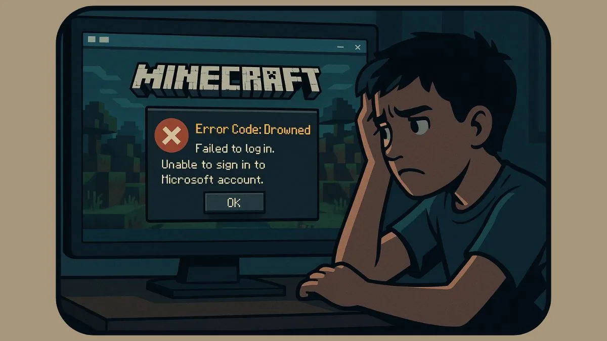 How to Resolve ‘Error Code: Drowned’ in Minecraft Bedrock on PC ...