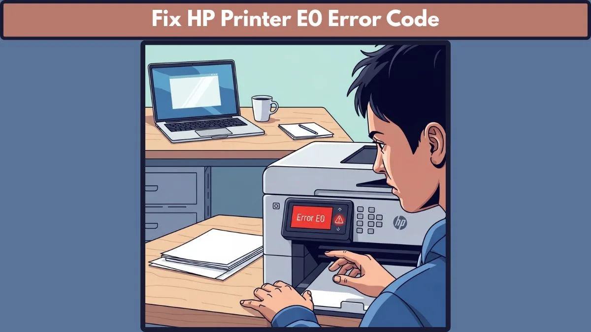 How to Fix HP Printer E0 Error Code: A Simple Guide for DeskJet and ...
