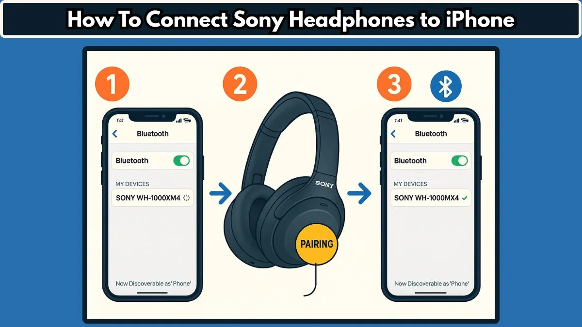 How to Connect Sony Headphones to iPhone(2025): Complete Sony ...