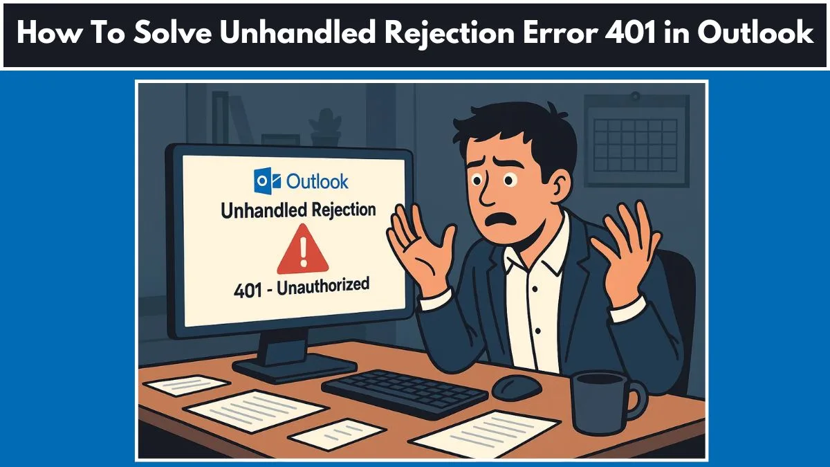 How to Fix Outlook Unhandled Rejection Error 401: Resolve Outlook 401 Unauthorized Error - Izoate