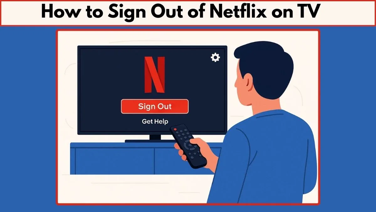 How to Sign Out of Netflix on TV 2025: Removing Netflix Account from ...