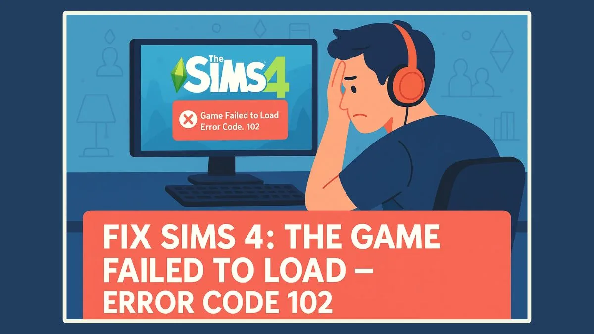 How to Solve Sims 4 “Game Failed to Load” Error Code 102 – Step-by-Step ...