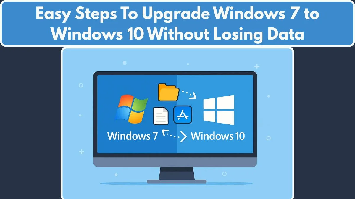 How to Upgrade Windows 7 to Windows 10 Without Losing Data: Installing ...