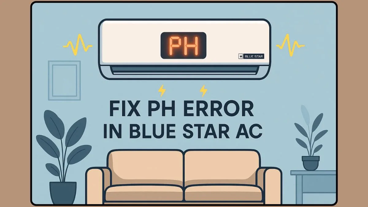 How to Fix PH Error in Blue Star AC Quickly: Guide To Clear PH Error in ...