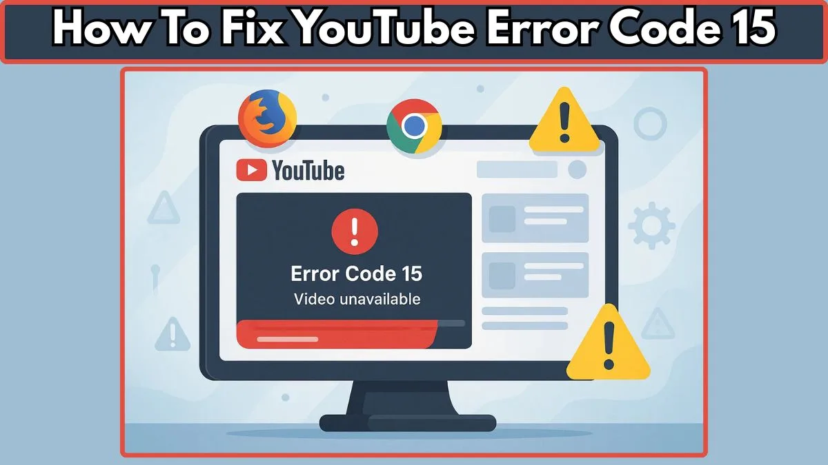YouTube Error Code 15 Fix Tutorial: How to Solve It on Chrome, Windows ...