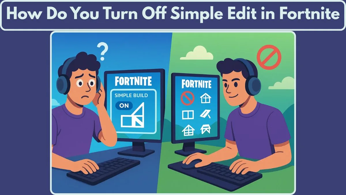 How to Turn Off Simple Build in Fortnite PC: Disable Auto-Build for ...