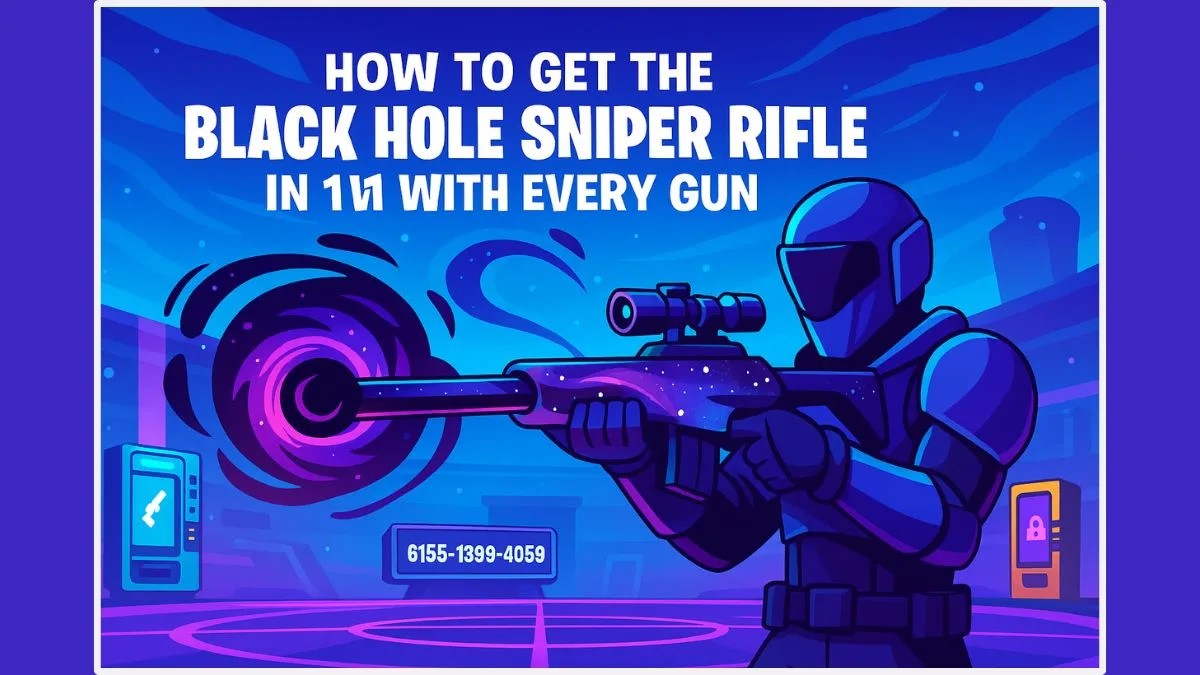 How to Get the Black Hole Sniper Rifle in Fortnite 1v1 With Every Gun ...