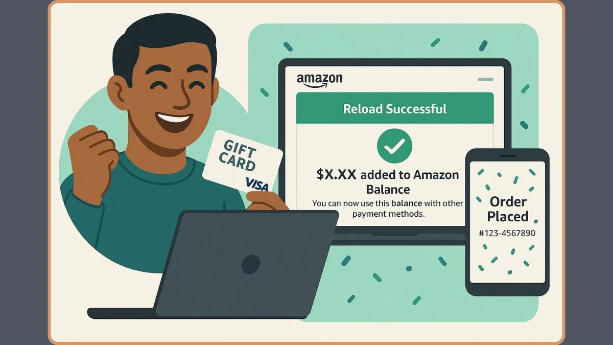 How to Add A Visa Gift Card to Amazon In 2025: Using Full And Partial ...
