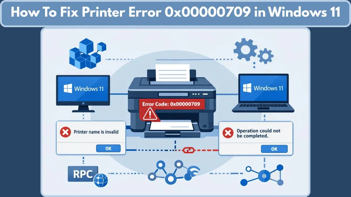 0x00000709 Printer Error on Windows 11: Complete Fix for Shared ...