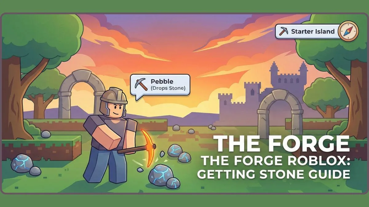 How to Get Stone in The Forge Roblox: Complete Pebble Locations, Mining ...