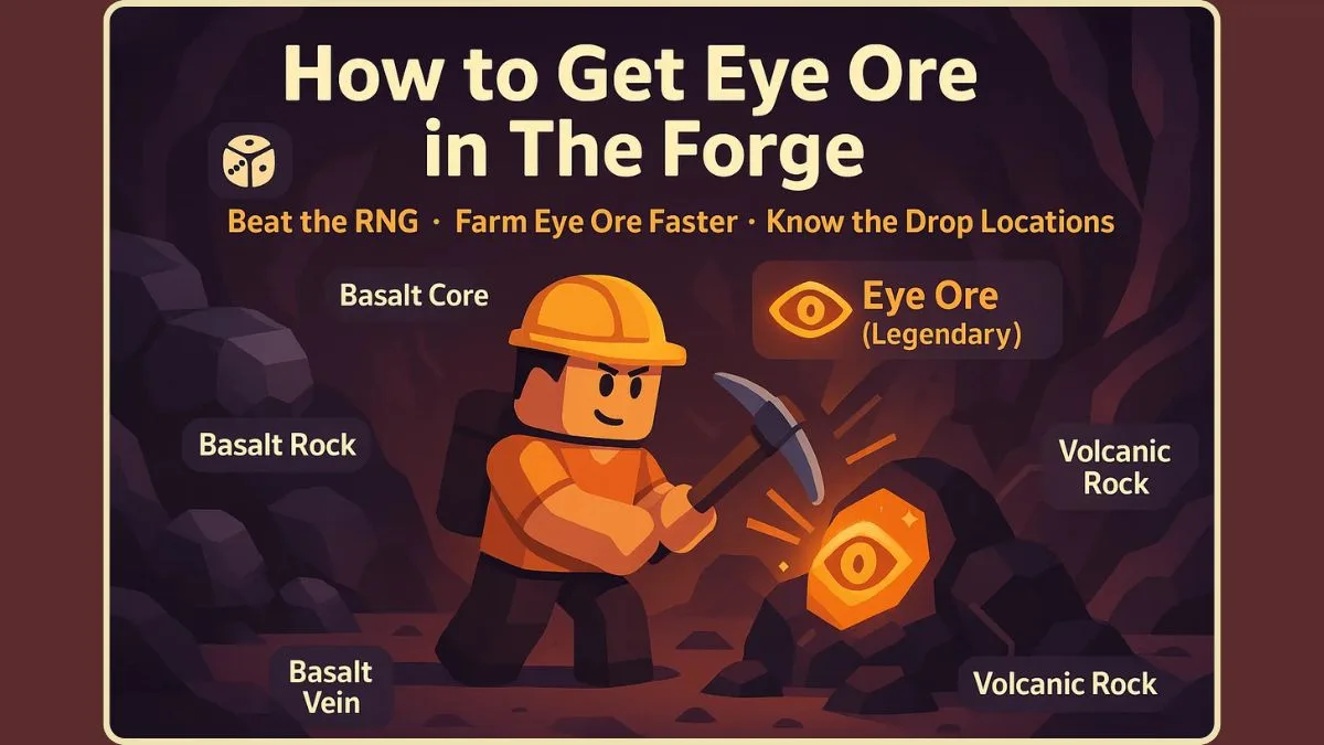 How to Get Eye Ore in The Forge Roblox: Beat RNG with Fast Farming ...