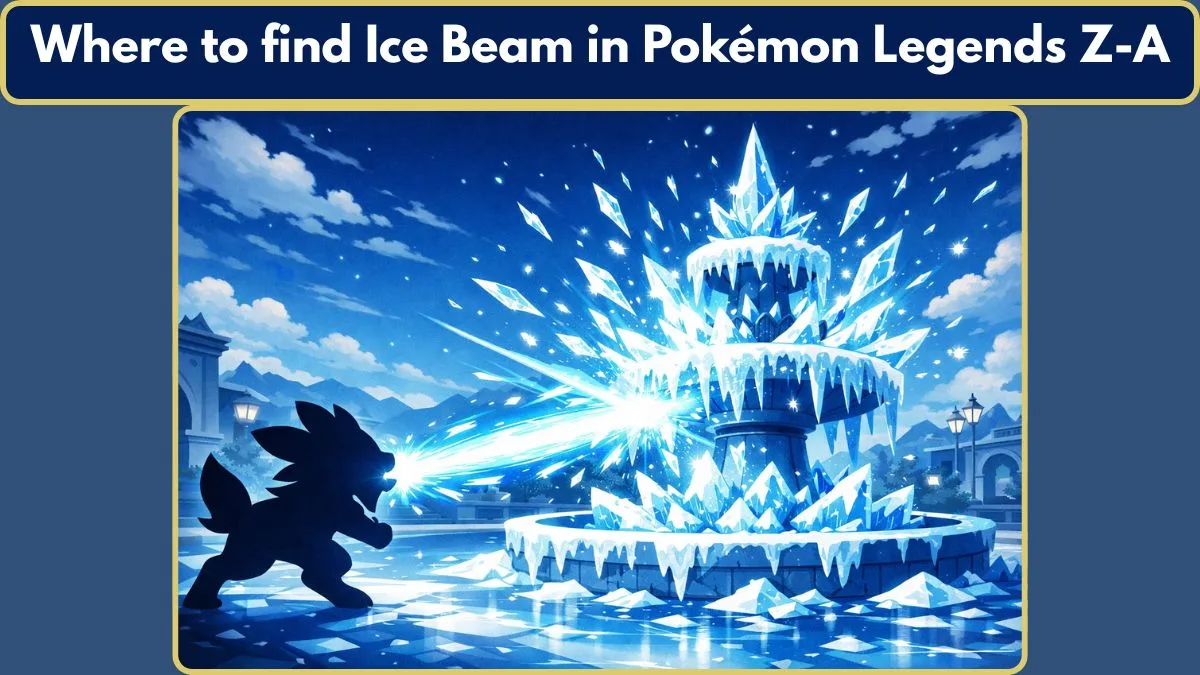 How to Get Ice Beam in Pokémon Legends Z-A: Fix the Missing TM013 Story ...