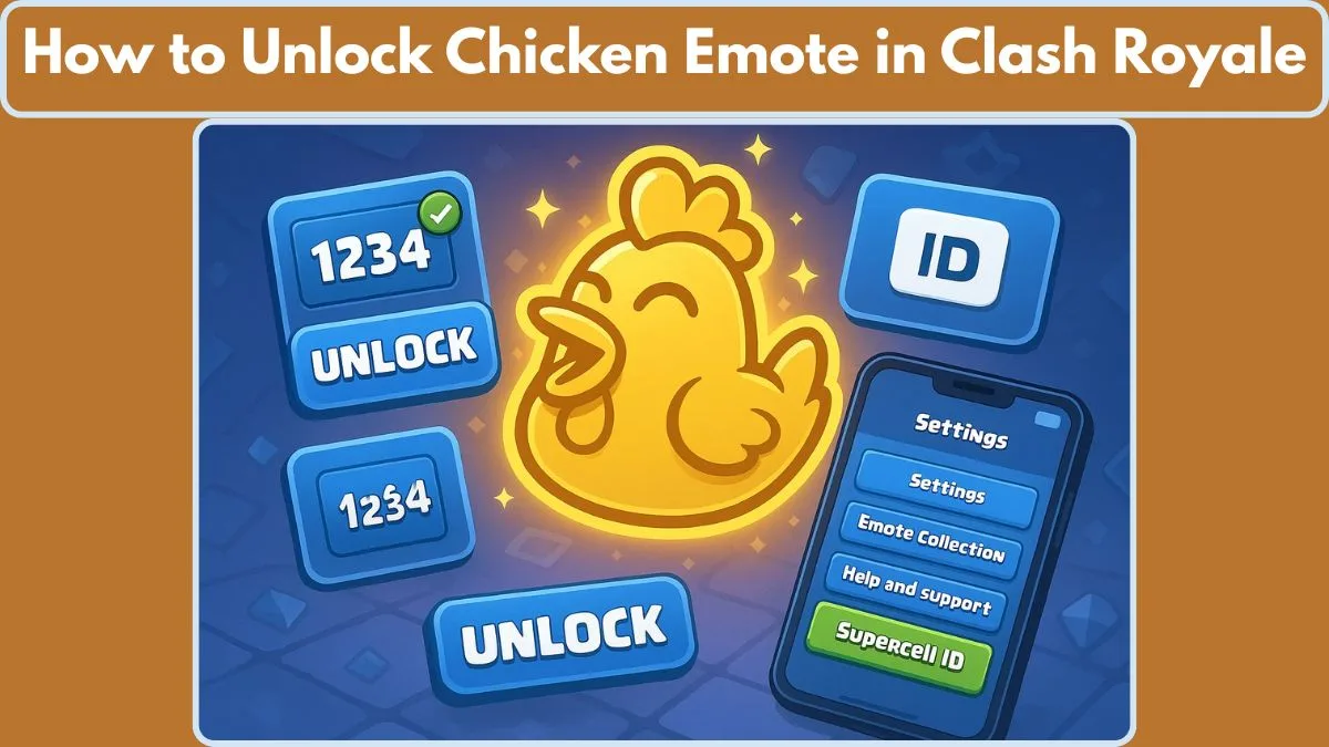 How to Unlock Chicken Emote in Clash Royale: Free Supercell ID Reward ...