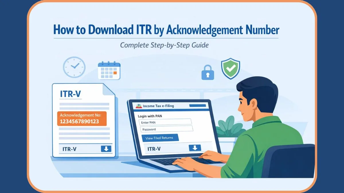 How to Download ITR by Acknowledgement Number: Complete Step-by-Step ...