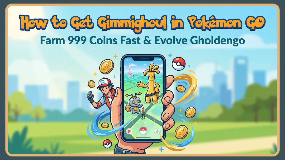 How to Get Gimmighoul in Pokémon GO: Farm 999 Coins Fast & Evolve ...