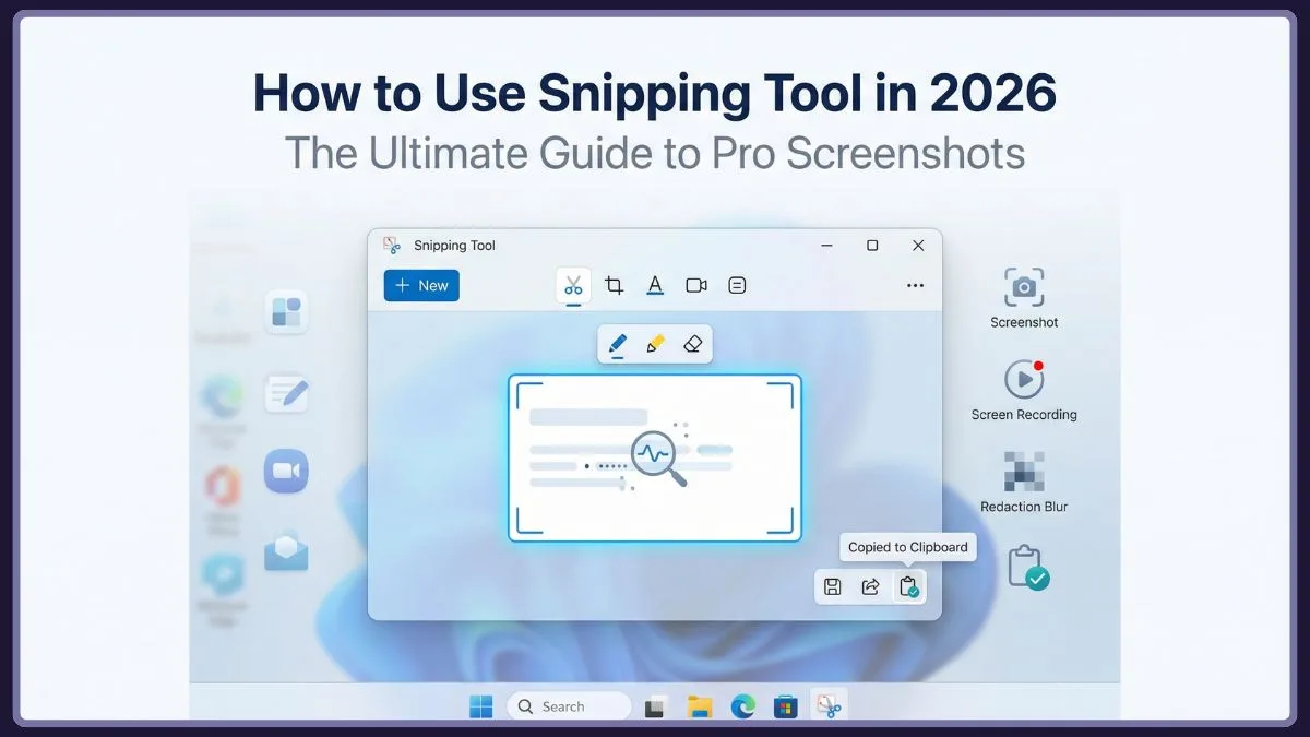 How to Use Snipping Tool in 2026: The Ultimate Guide to Pro Screenshots ...