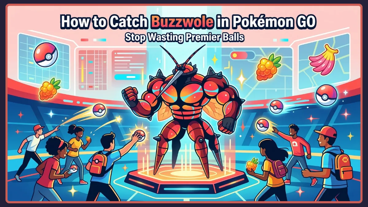 How to Catch Buzzwole in Pokémon GO (2026): Stop Wasting Premier Balls ...