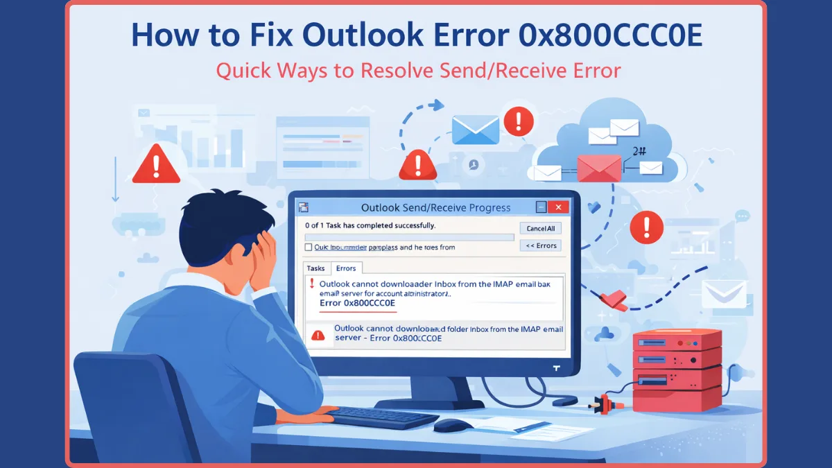 How to Fix Outlook Error 0x800CCC0E: Quick Ways to Resolve Send/Receive ...