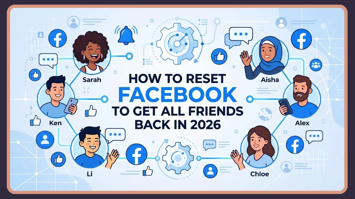 How To Reset Facebook To Get All Friends Back In 2026 Izoate