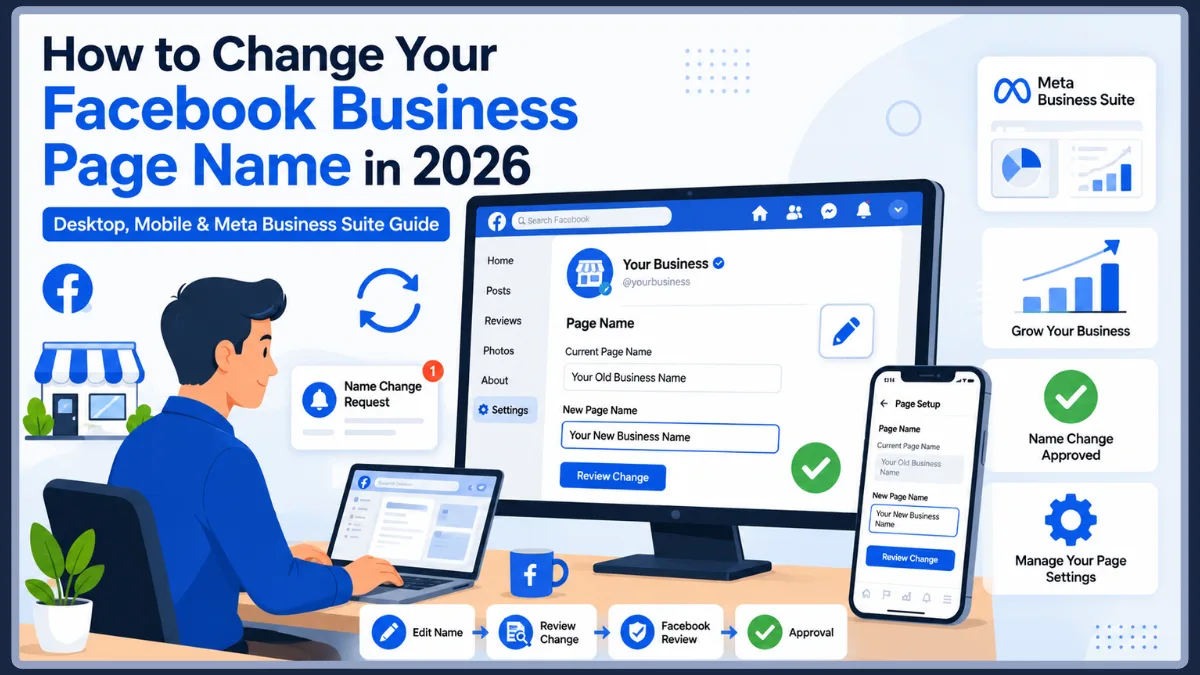 How to Change Your Facebook Business Page Name in 2026 - Izoate